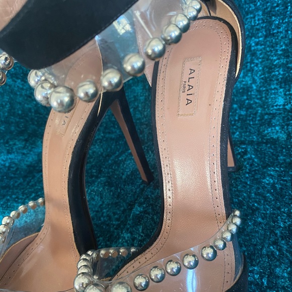 Alaia | Shoes | Alaia Shoes With Silver Beaded Trim | Poshmark